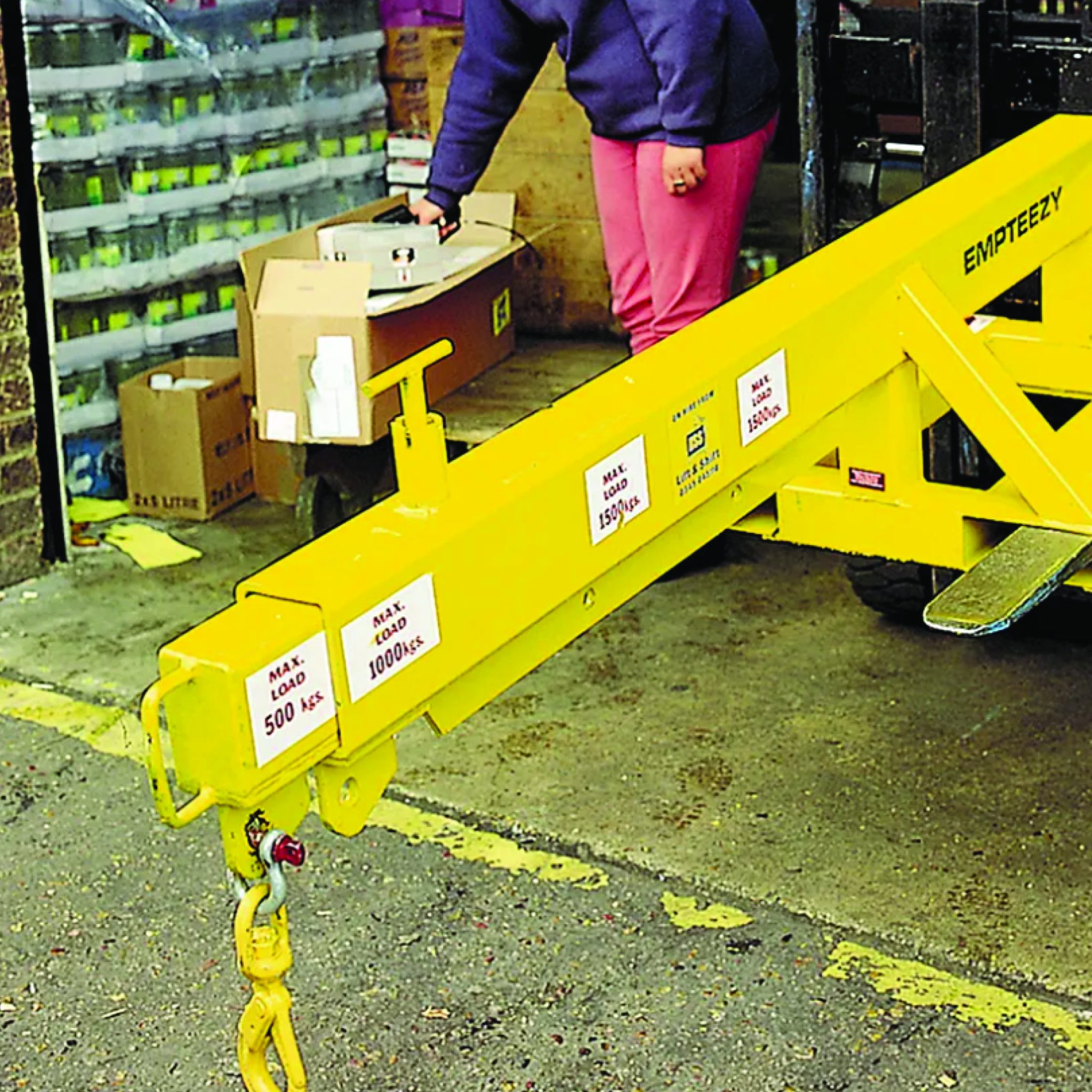 2T Fixed Forklift Gantry Jib - HSS Hire